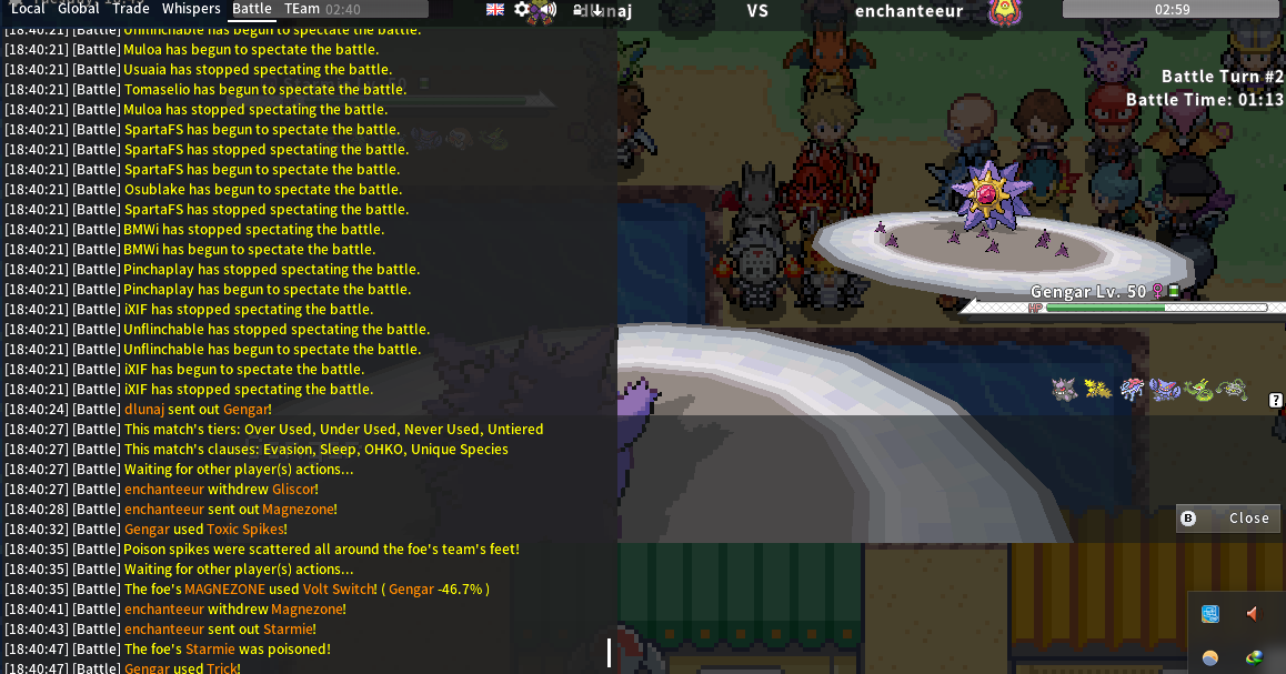 [strings] Blank Spectator String Client Customization Pokemmo